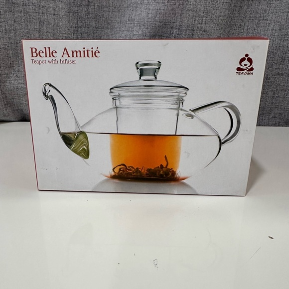 Teavana | Kitchen | Copy Teavana Belle Amitie Clear Glsss Teapot Nwt | Poshmark